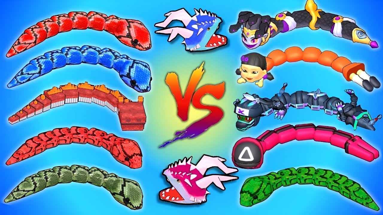 Amazing 🤩 Pro Snakes Kills All Noobs Snakes 🤬😠 Comman Snake Vs VIP ...