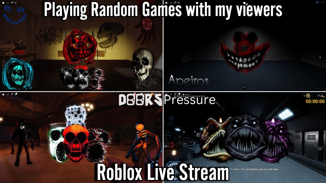 Playing Random Games with my viewers I Roblox Live Stream - YouTube