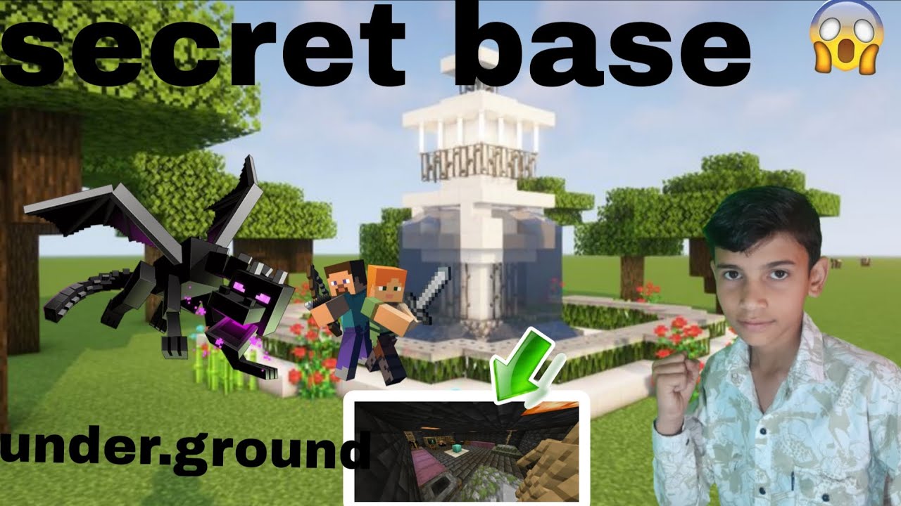 I am make a under ground secret base for end war ।minecraft। ।base। 🤫 ...