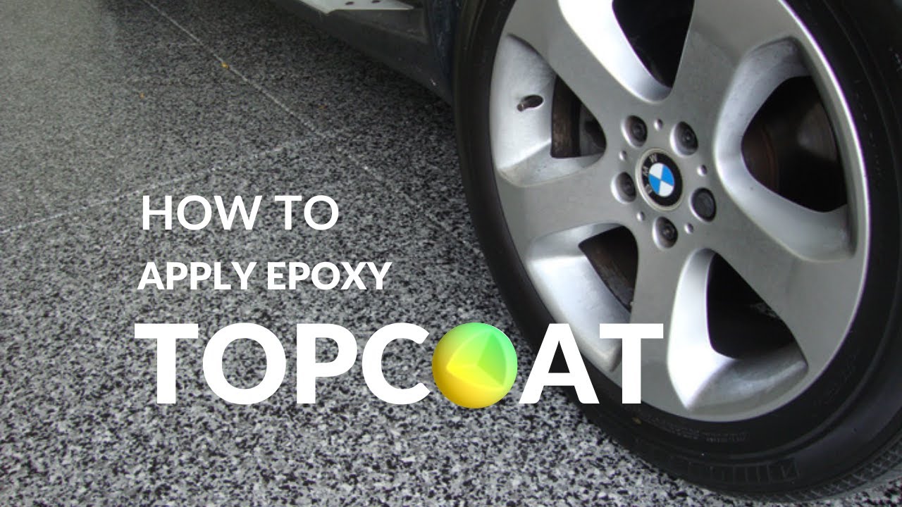 Applying a Clear Topcoat on a Full Flake Epoxy Floor - YouTube