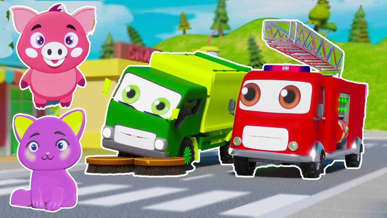 Baby Buses Song | New Wheels On The Bus Video | Nursery Rhyme | Pilli ...