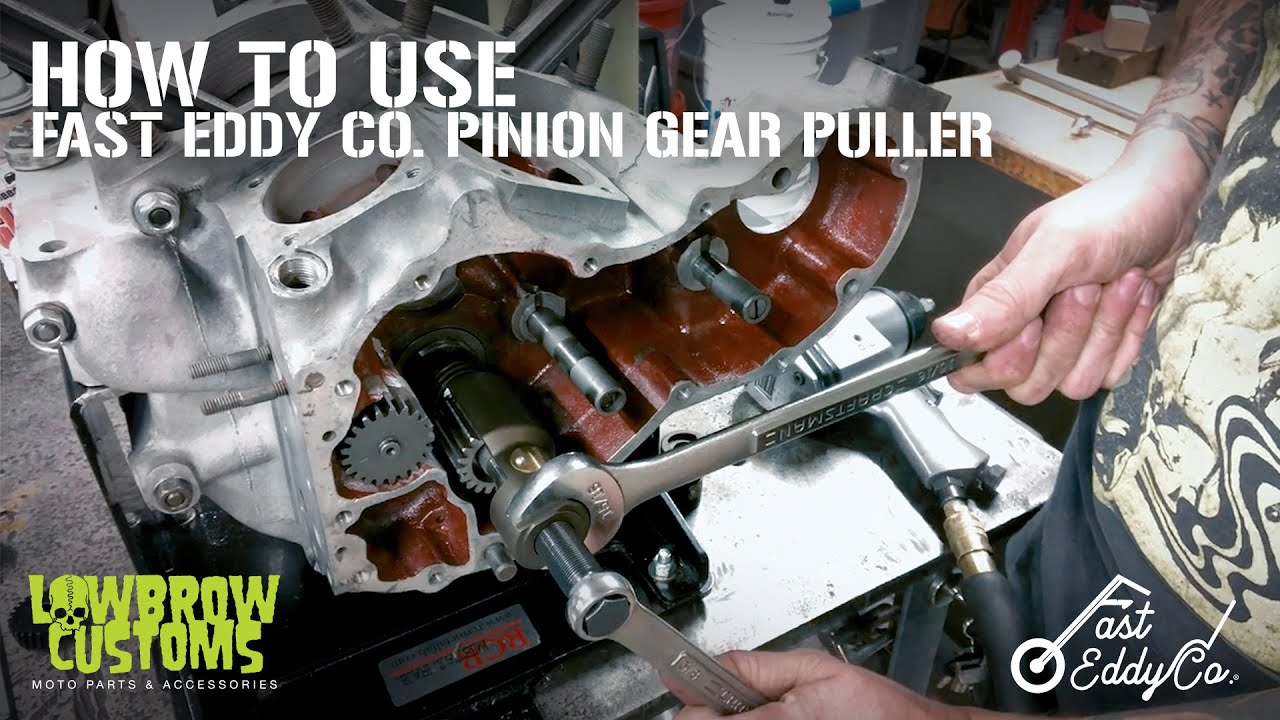 How To Use Fast Eddy Co. Pinion Gear Puller for '99 & Earlier Harley ...