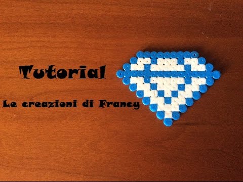 Tutorial diamante con le Pyssla 💎 ️ - YouTube