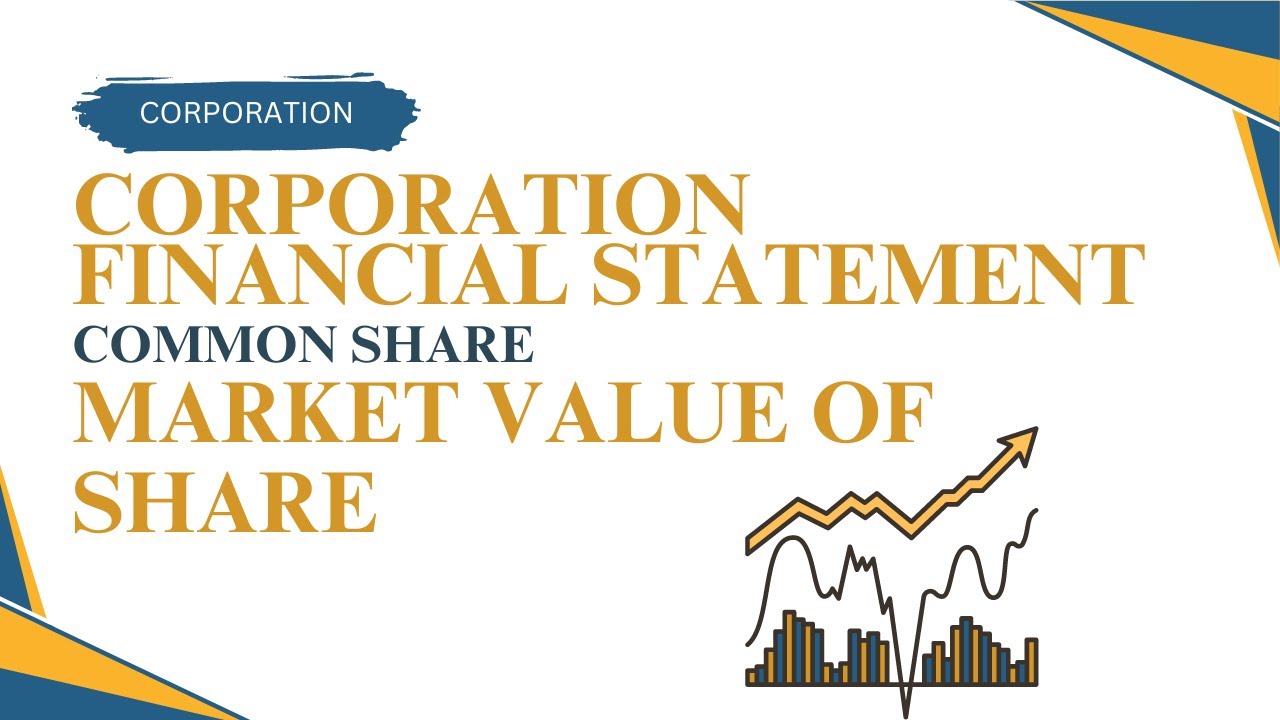 Corporation Financial Statement || Common Share || Market Value of ...