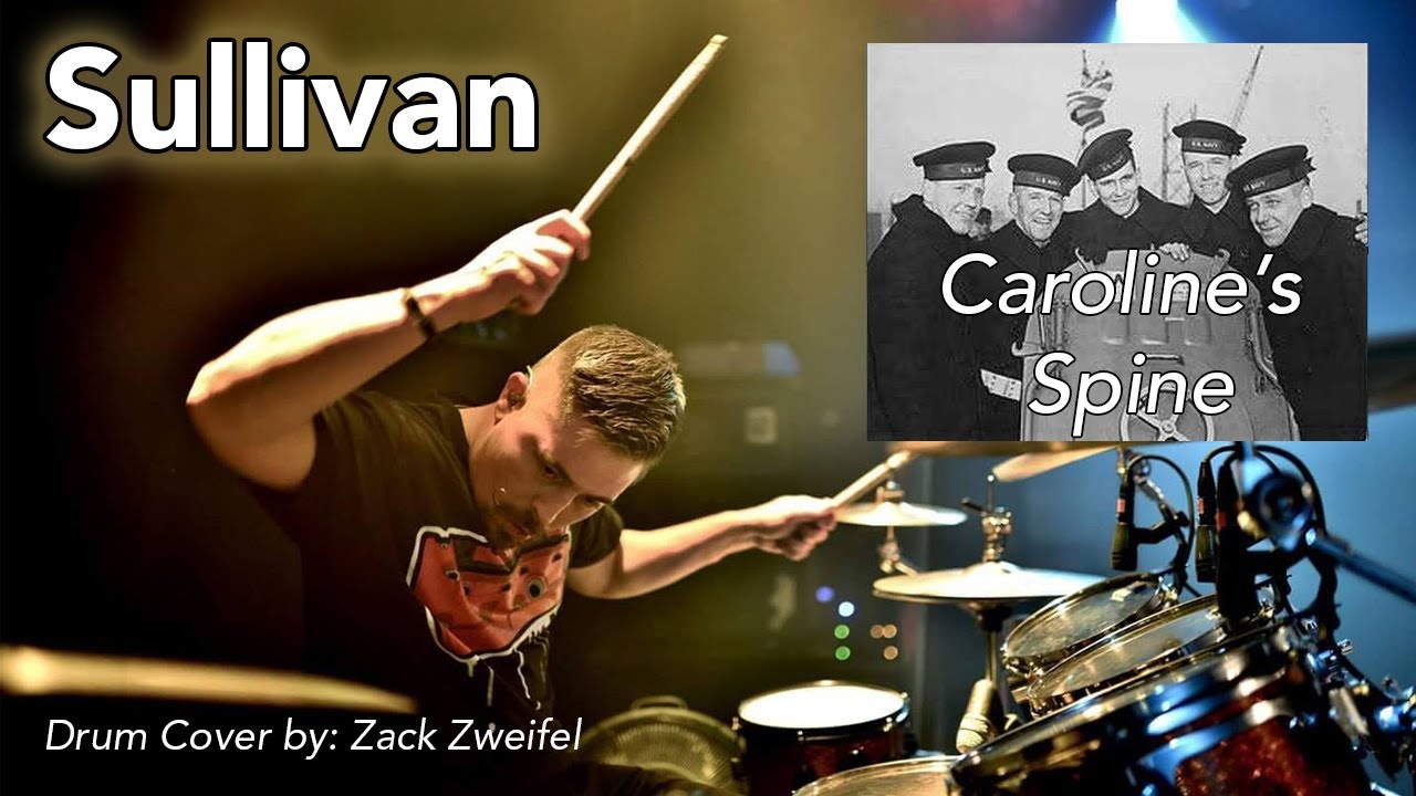 Caroline's Spine - Sullivan - Drum Cover - YouTube