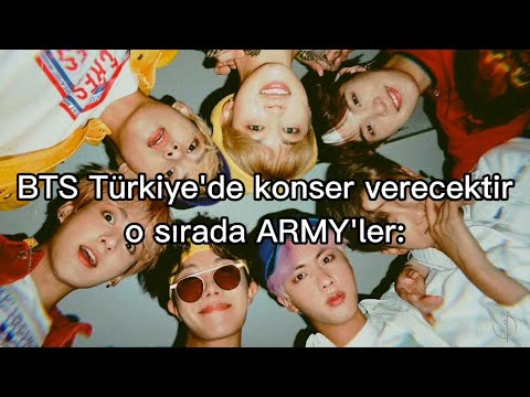 BTS Türkiye'de konser veriyor😱