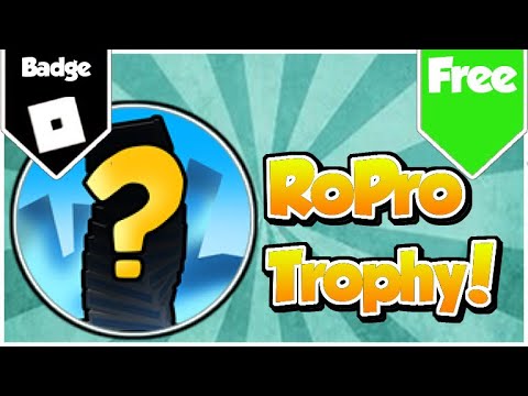 [🏆BADGE] How to get the RoPro Secret Trophy Badge in RoPro Hangout ...
