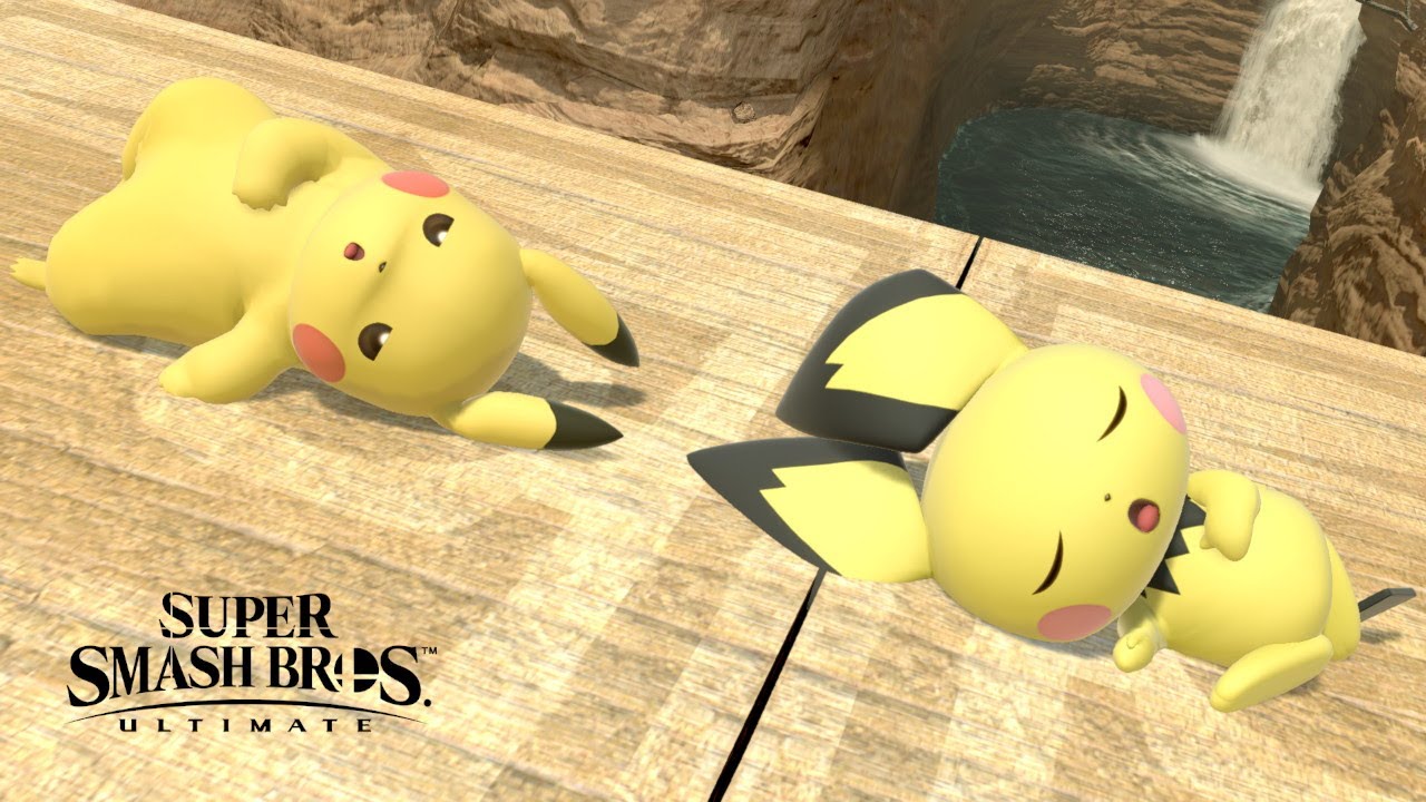 Super Smash Bros. Ultimate - Pikachu vs Pichu - YouTube