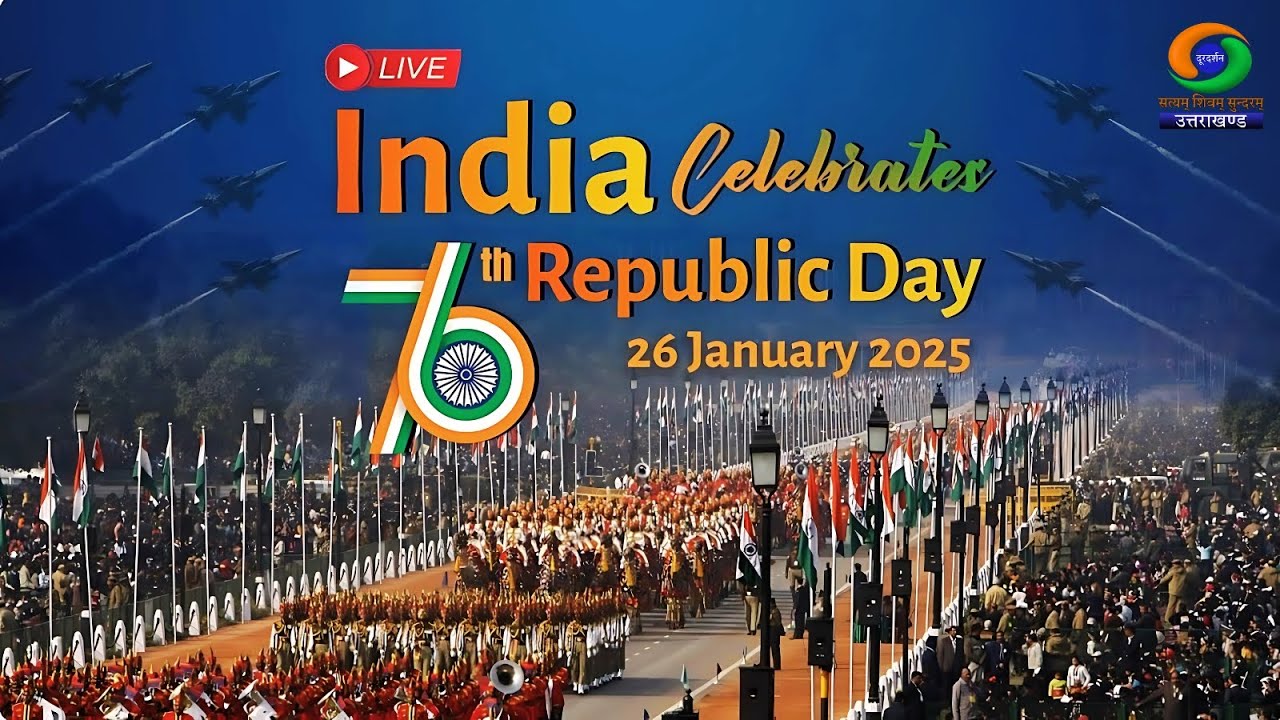 LIVE : India's Republic Day Parade 26th January, 2025 || गणतंत्र दिवस ...