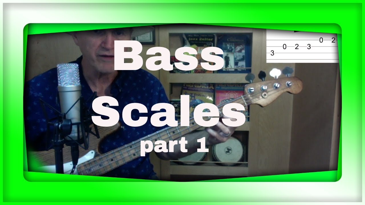 How To Play Bass Guitar Scales part 1 - YouTube