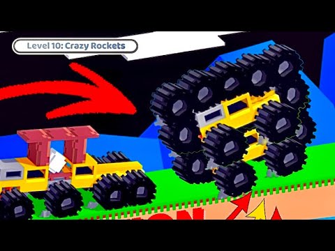 Fancade drive mad TRACTOR mode level game video - YouTube