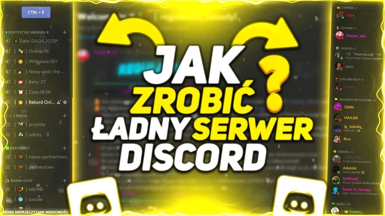 😁jak zrobić server dc😎 3/3 - YouTube
