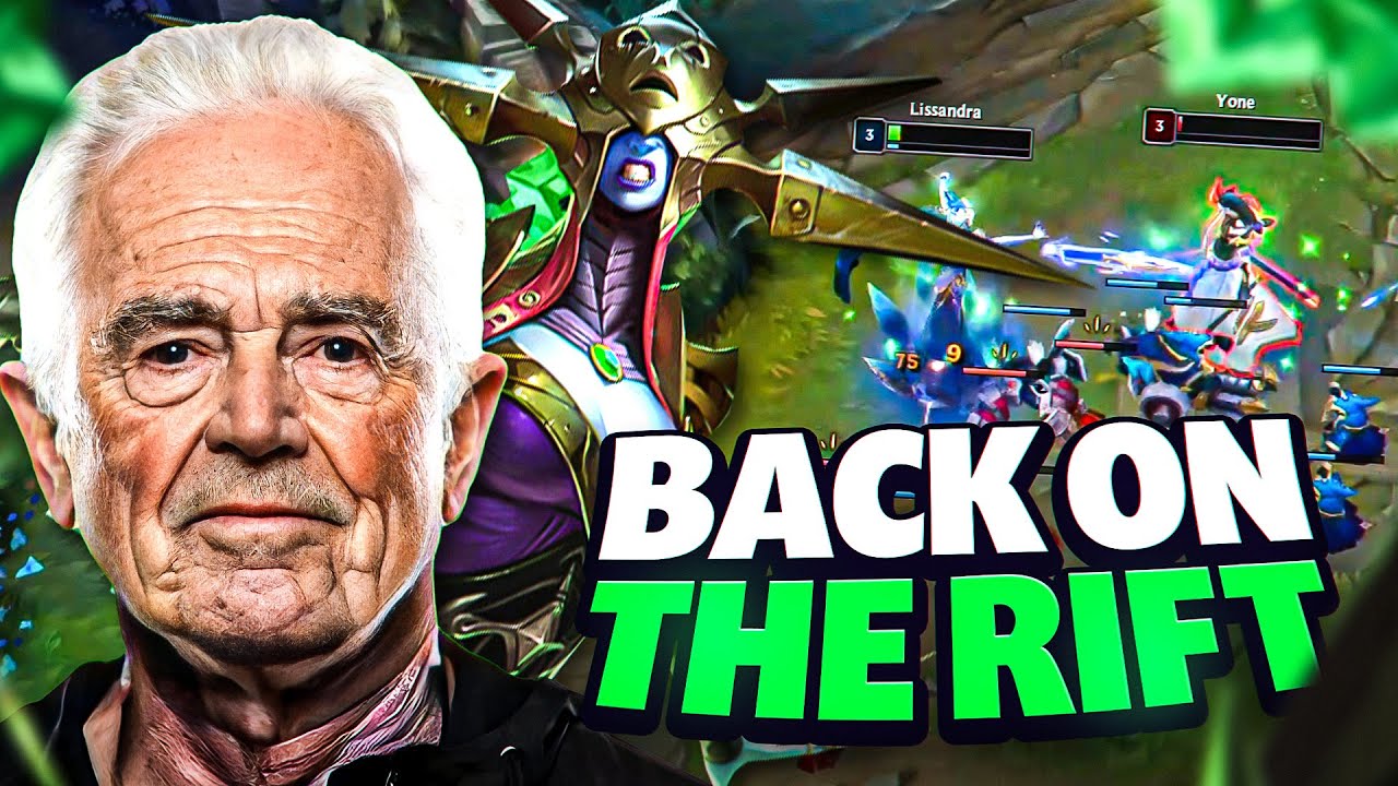 THIS OLD MAN IS PLAYING LEAGUE OF LEGENDS AGAIN?! - YouTube