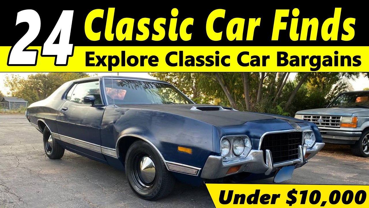 Explore 24 Classic Car Bargains – All Under $10,000! - YouTube