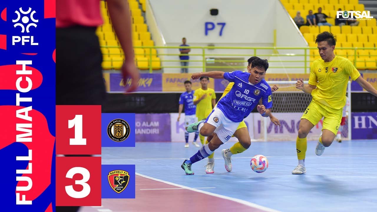 FULL MATCH PRO FUTSAL LEAGUE 2024/25 Tiga Radja United vs Rafhely ...