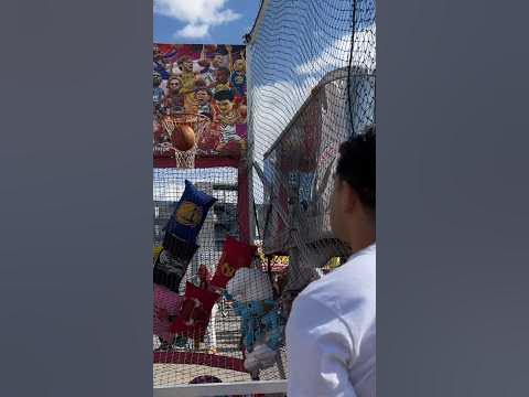 I played this Carnival Basketball Game #carnivalgames #basketball #rigged #shorts - YouTube