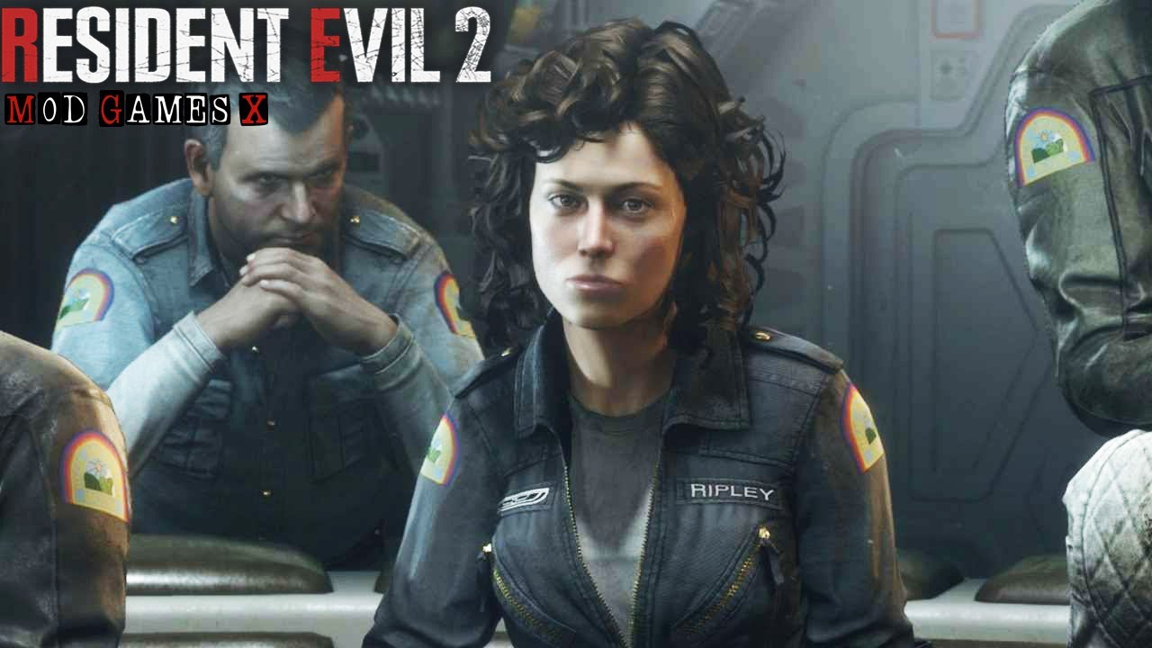 Resident Evil 2 RE Mod - Ellen Ripley - YouTube