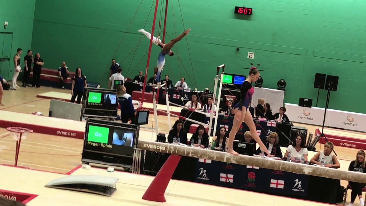 Taeja James - 2018 English Championships - Bars - YouTube