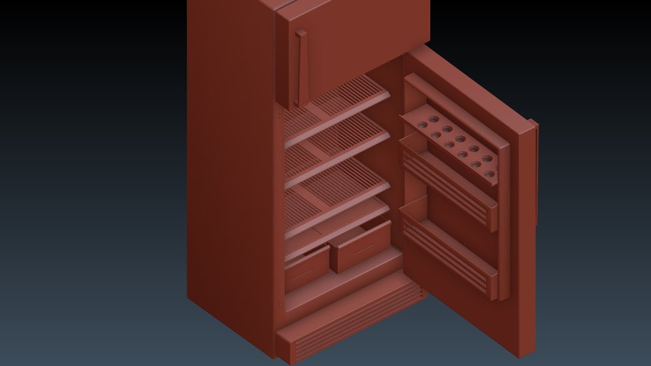 Blender: Modeling a Refrigerator - YouTube