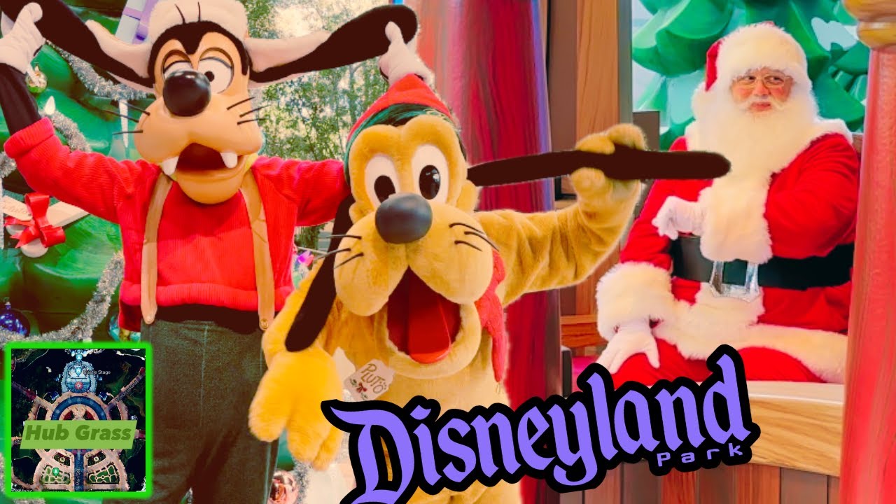Meeting Santa at Disneyland's NEW "Holiday Fun with Santa & Friends ...
