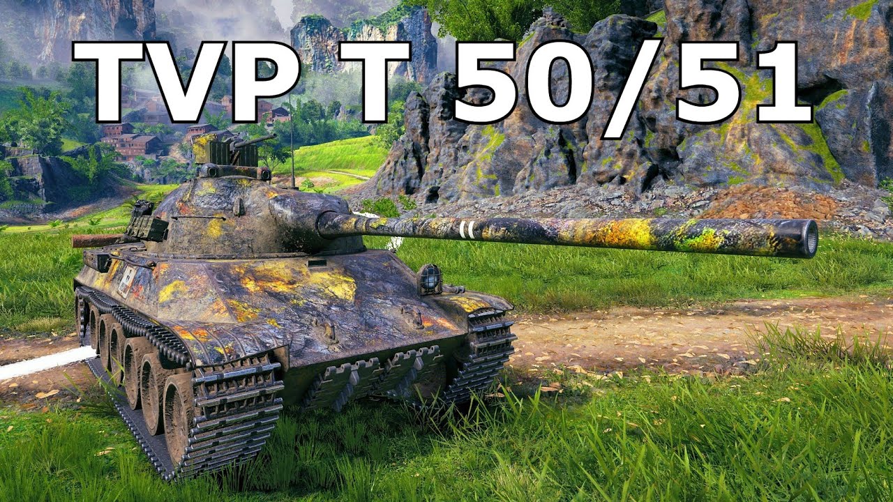 World of Tanks TVP T 50/51 - 4 Kills 8,8K Damage - YouTube