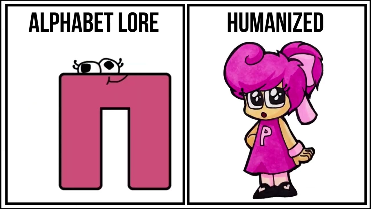 Humanized alphabet lore but letter C P is zero two dodging meme ...