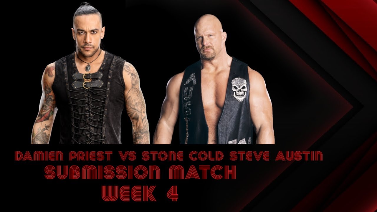 Damien Priest vs Stone Cold Steve Austin - Submission Match - WWE 2K22 ...