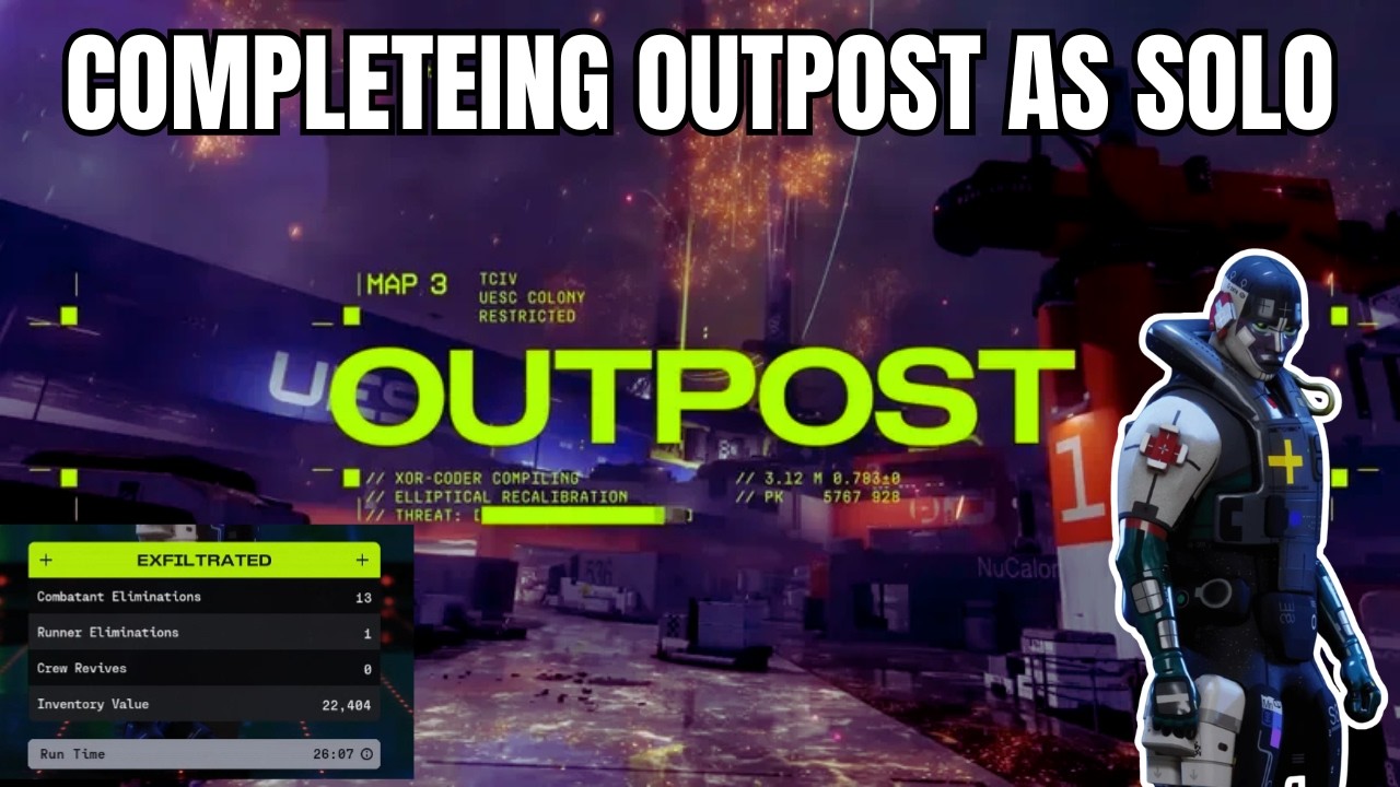 Completing Outpost Map AS A SOLO | Marathon 22k Extract Value - YouTube