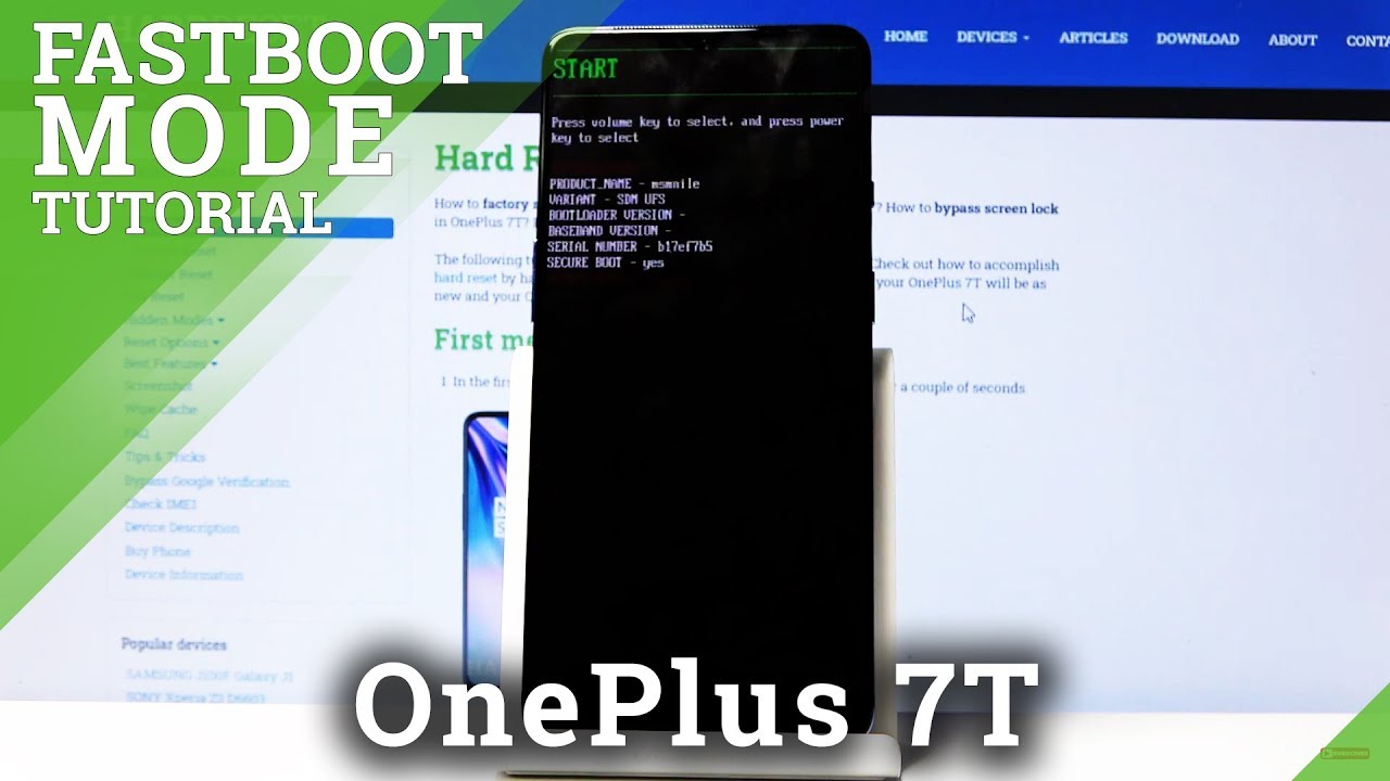 Fastboot Mode in OnePlus 7T - Enter OnePlus Bootloader Mode - YouTube