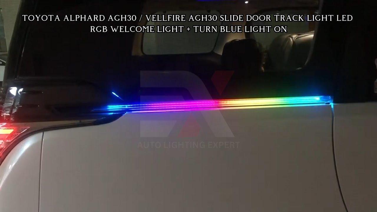 Toyota Alphard Agh30 / Vellfire Agh30 🚗 | Led Slide Door Track Light ...