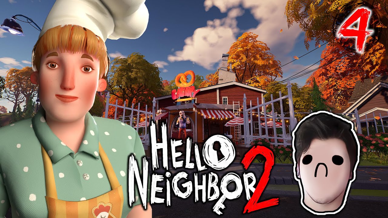 Scary GERDA the baker | Hello Neighbor 2 [Blind] - Ep 4 - YouTube