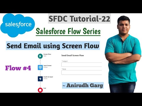 Send Email Notification using Screen Flow in Salesforce | SFDC-22 | Salesforce by Anirudh Garg ...