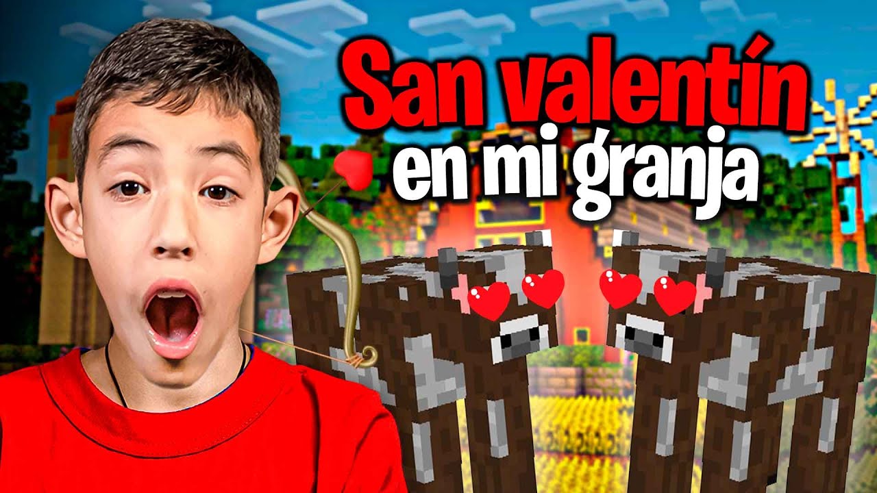 ️Construyendo la GRANJA DEL AMOR en MINECRAFT ⛏🧱 - YouTube