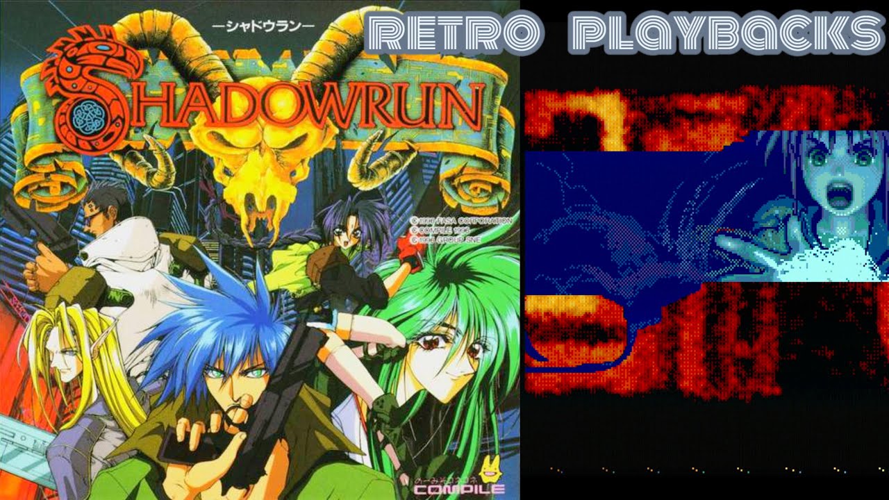 Shadowrun (シャドウラン) / Sega CD/ Sega Mega CD/ RGB/ RetroTink 5x Pro - YouTube