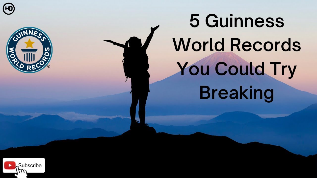 Amazing Guinness World Records that you could potentially aim to break ...