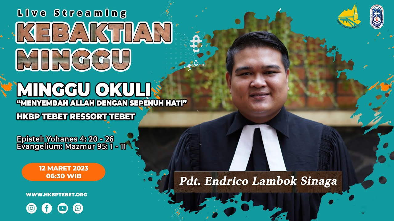 KEBAKTIAN MINGGU OKULI - MINGGU, 12 MARET 2022 | JAM 06.30 WIB - YouTube