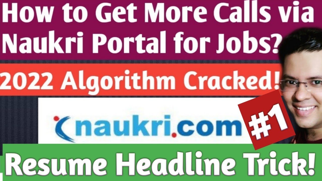 NAUKRI.COM ALGORITHM CRACKED | 200% Calls | How to Get Max calls on ...