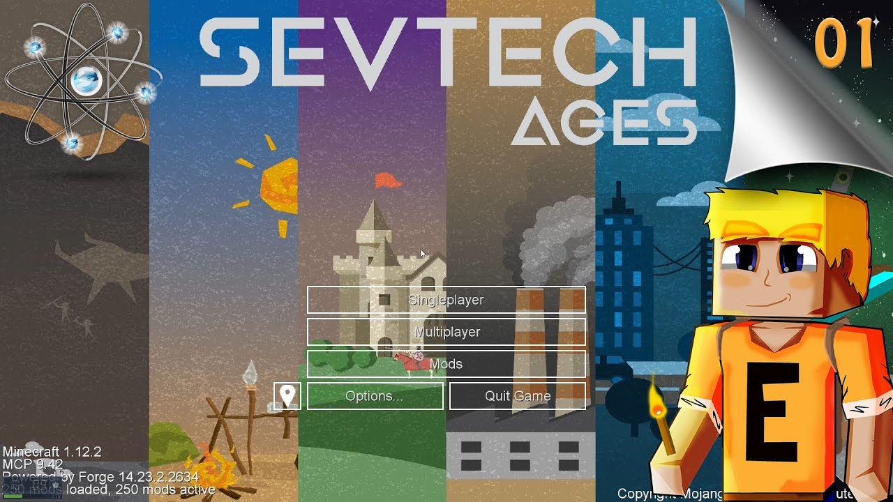 SevTech Ages EP01 - First Look - YouTube