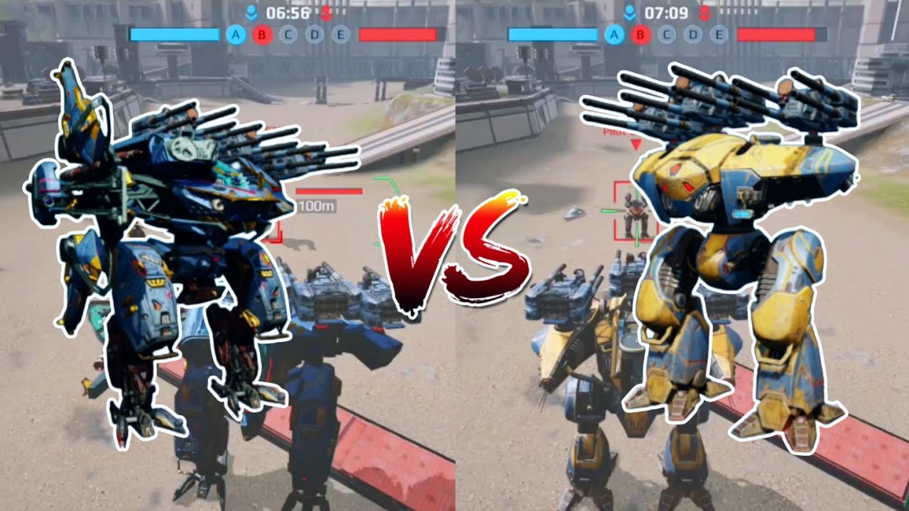 WR🔥 New Titan Bersagliere VS Sharanga Weapon Comparison |WAR ROBOTS ...