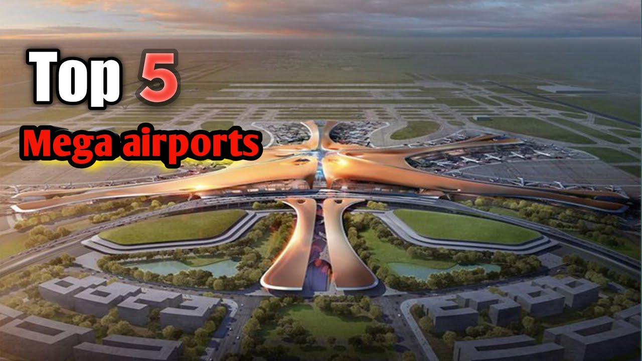 Mega airports : The True Scale of the World's Largest Airports - YouTube