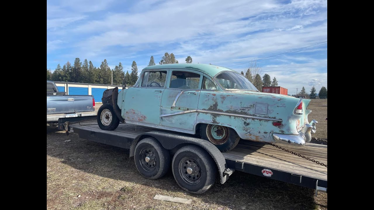 Rescuing a '55 Chevy 210 4 Door Sedan and Decoding the Cowl Tag - YouTube