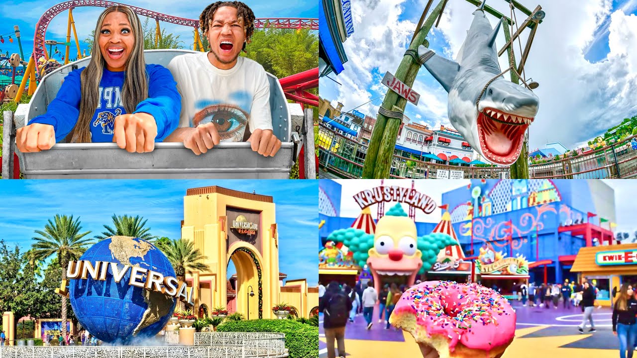 TRAVEL VLOG: 48 HOURS IN ORLANDO FLORIDA, UNIVERSAL STUDIOS, ROLLER ...