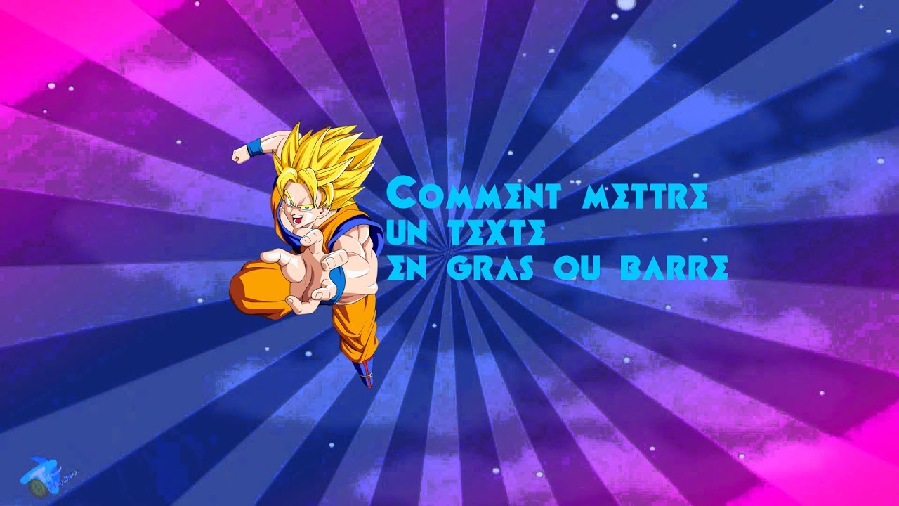 Comment mettre un texte en gras ou barré - YouTube