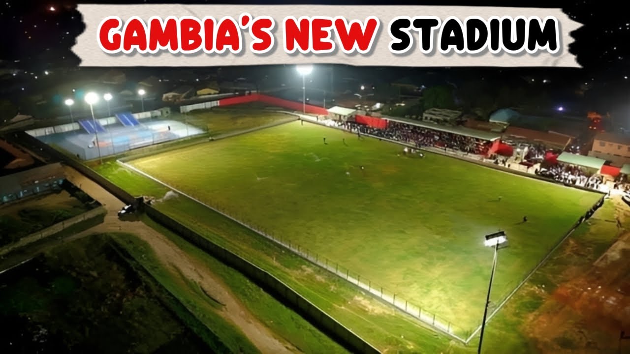 Visiting Gambia's New mini stadium 2025 - YouTube