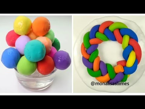 Clay Slime Mixing - Most Satisfying ASMR Compilation (#83) Lourraine ...