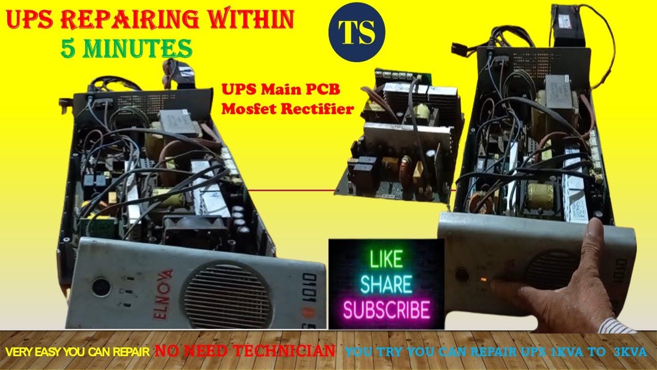 How To Repair UPS Within 5 Minutes Tutorials - YouTube