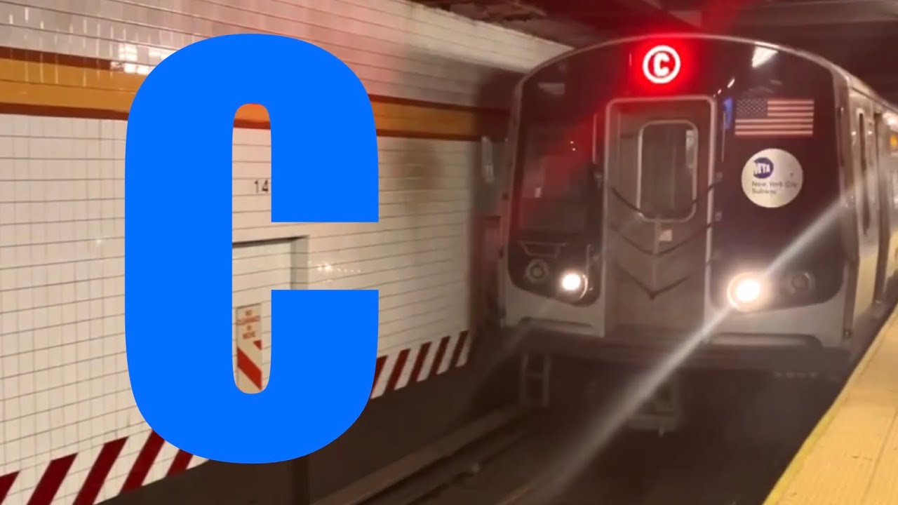 NYC Subway 2025: C Train (14 St-72 St) - YouTube