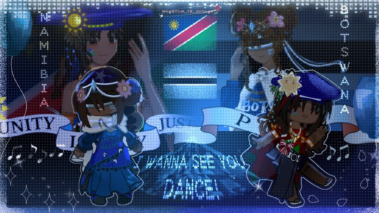 I wanna see you dance! | Botswana and Namibia | Countryhumans Gacha ...