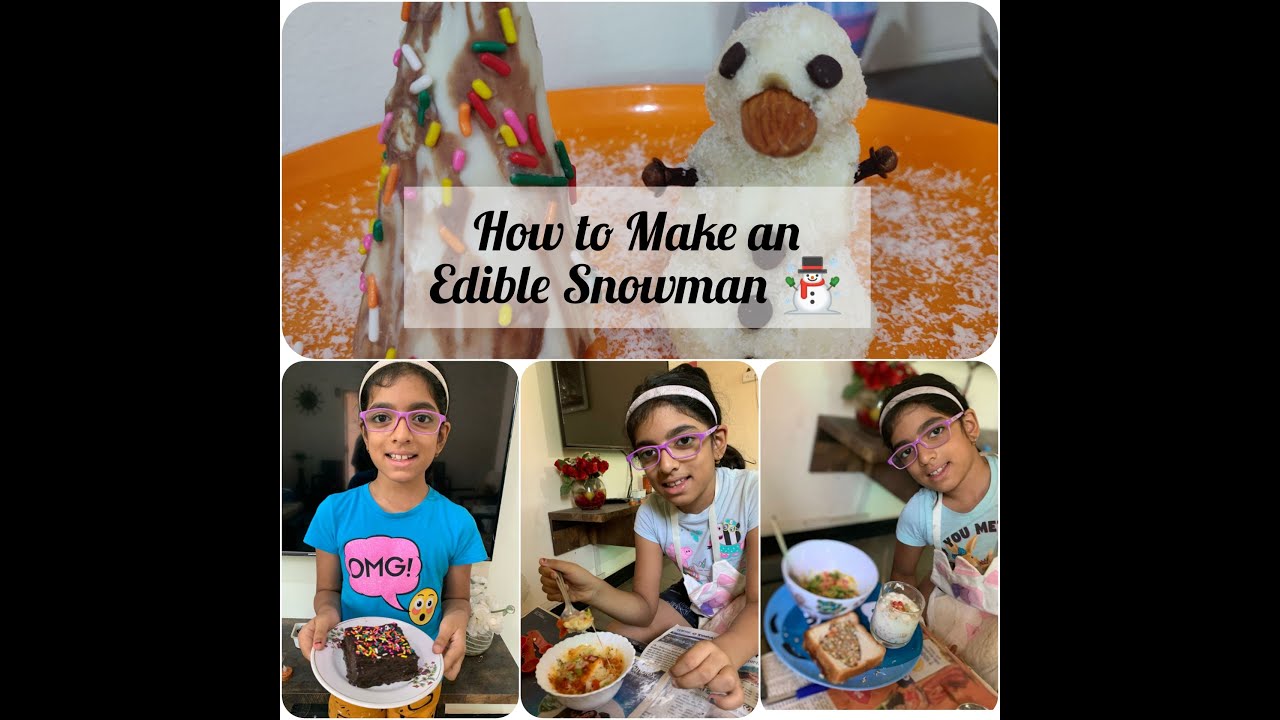 How to Make an Edible Snowman - YouTube