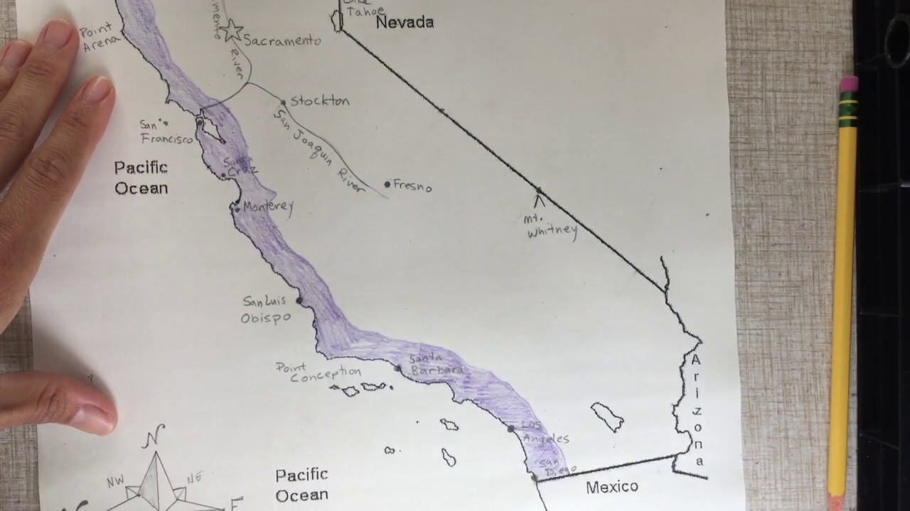 CA Map, Part 4 - Regions - YouTube